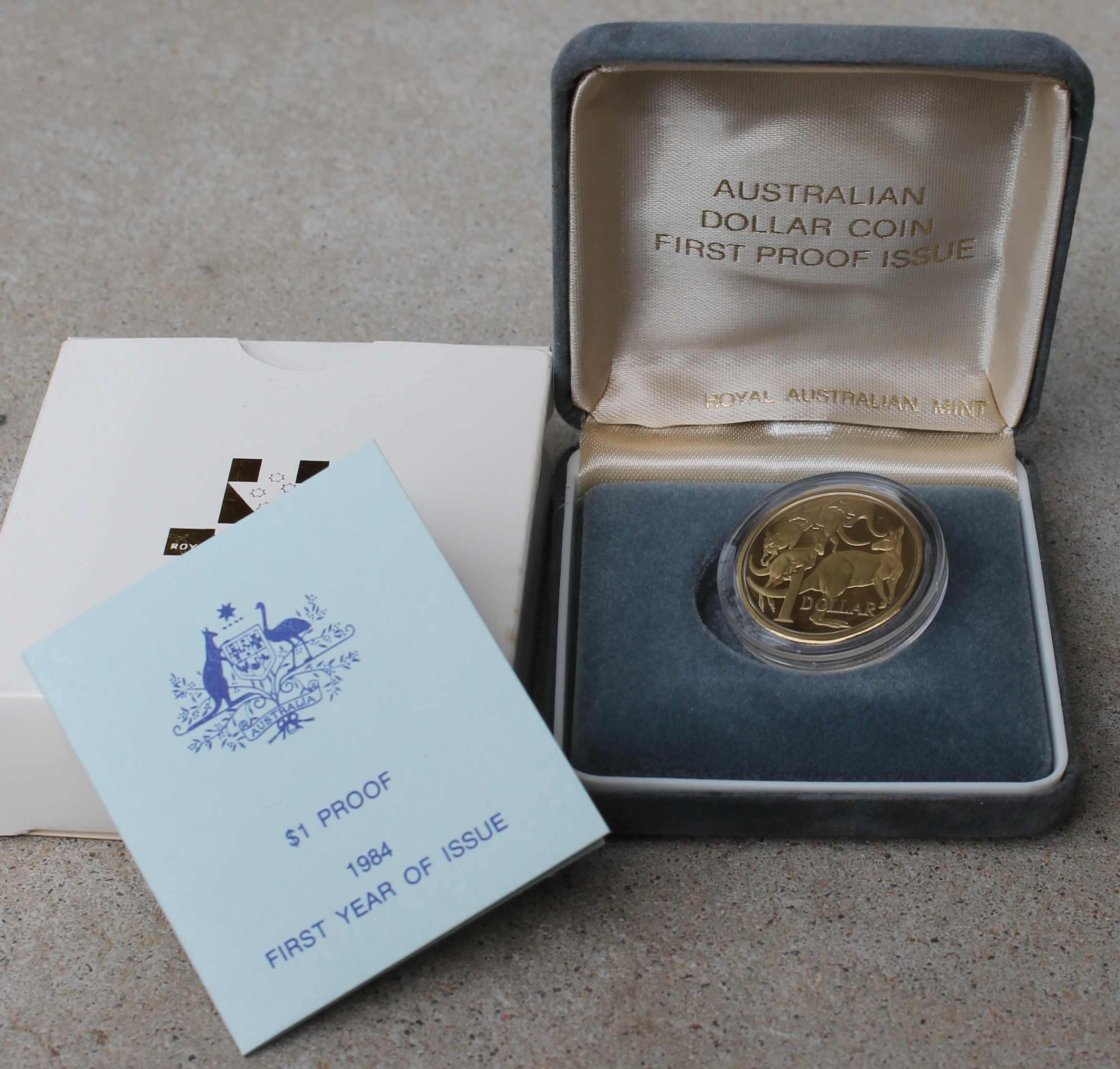 Australian One Dollar Coin First Issue 1984 Proof Campbells Online
