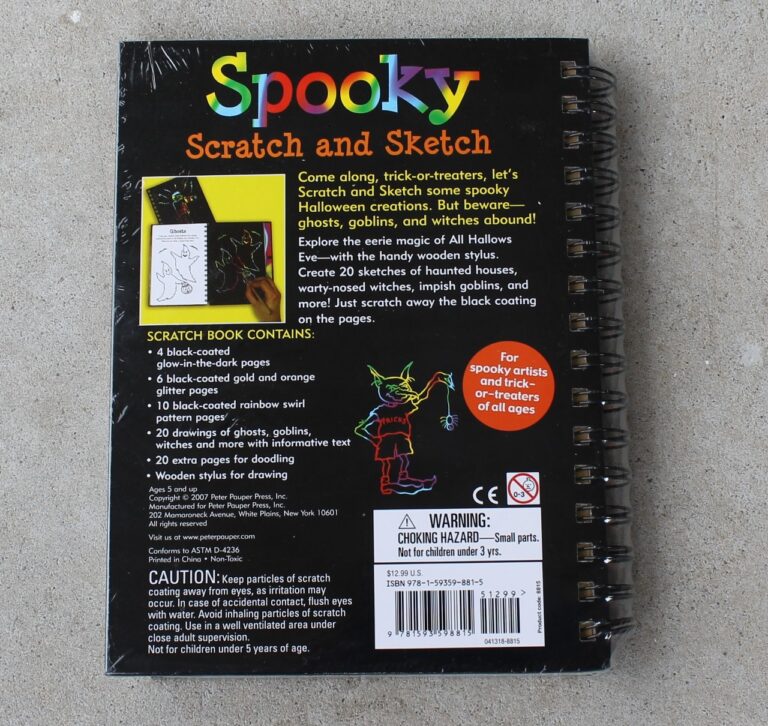 Scratch & Sketch Book - Spooky - Campbells Online Store