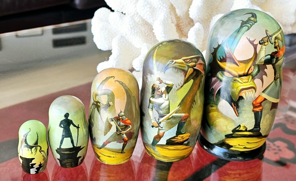 Matryoshka Doll - Knight & Dragon - Campbells Online Store
