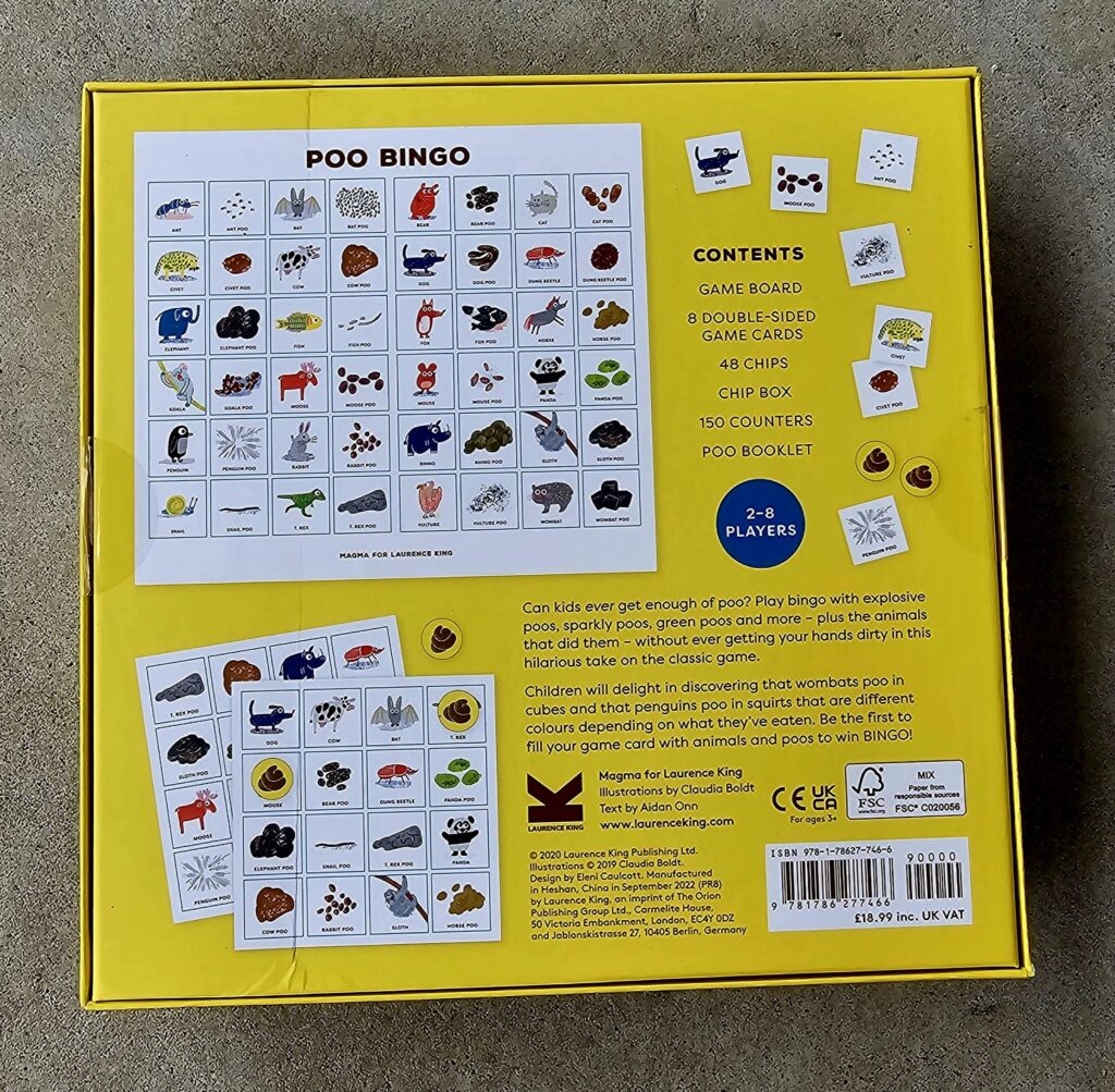 Board Game - Poo Bingo - Campbells Online Store