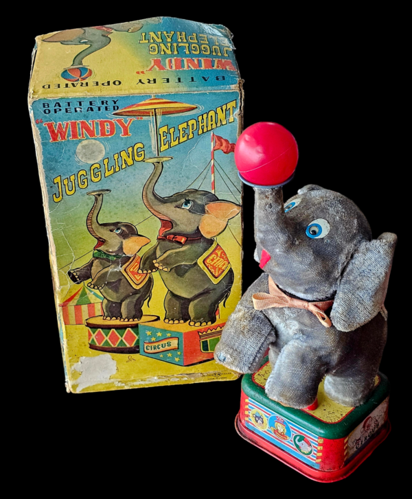 Vintage Juggling Elephant Toy - Campbells Online Store