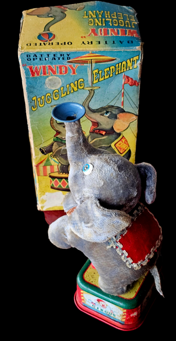 Vintage Juggling Elephant Toy - Campbells Online Store