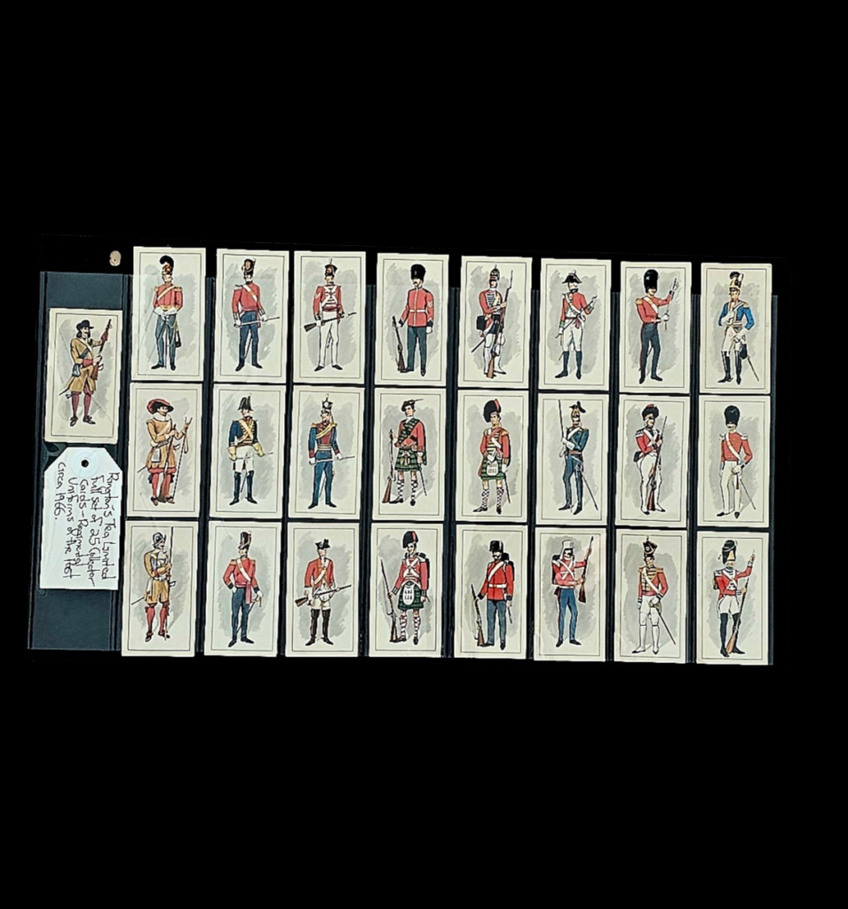Rington's Tea Collector Cards - Regimental Uniforms of the Past 1966 ...