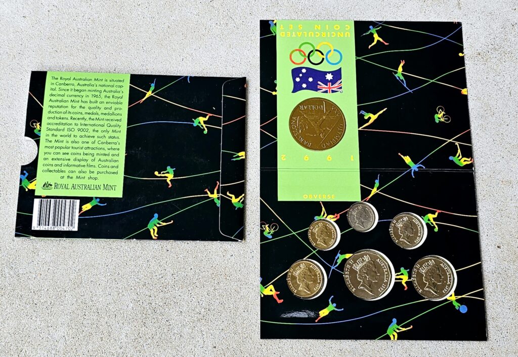Australian Uncirculated Coin Set - 1992 - Campbells Online Store