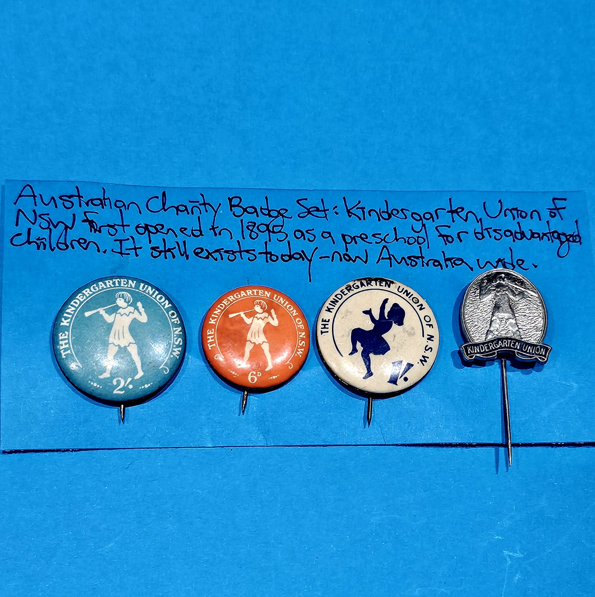 Australian Charity Badge Set - Kindergarten Union NSW - Campbells ...