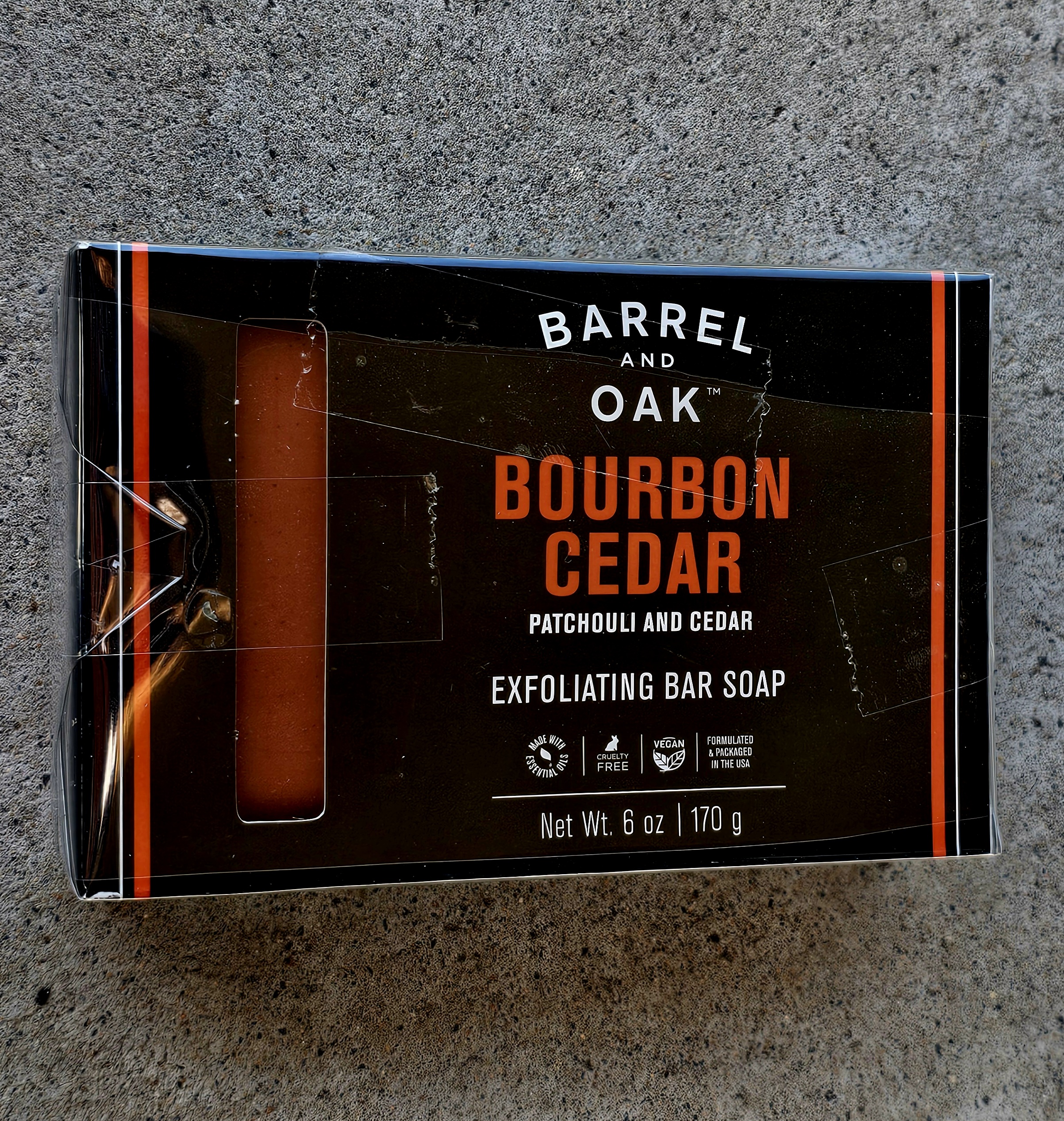Exfoliating Bar Soap - Bourbon Cedar - Campbells Online Store